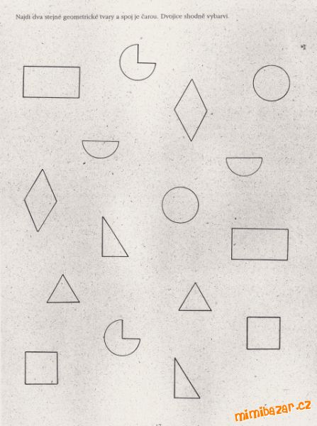 Pro předškoláky a prvňáčky geometrické tvary | Mimibazar.cz