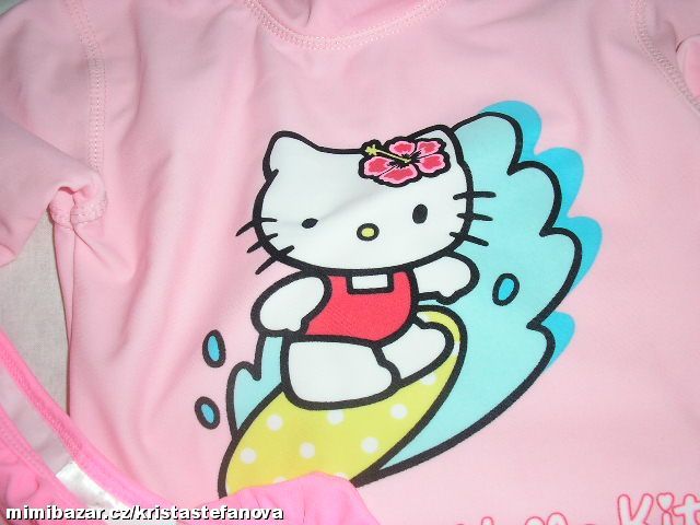 Sleva - PLAVKOVÉ TRIKO S UV FILTREM 50 HELLO KITTY, Litoměřice | Mimibazar.cz