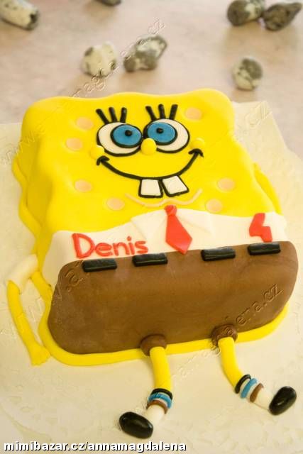Prodám - Narozeninový dort SPONGEBOB, Praha | Mimibazar.cz