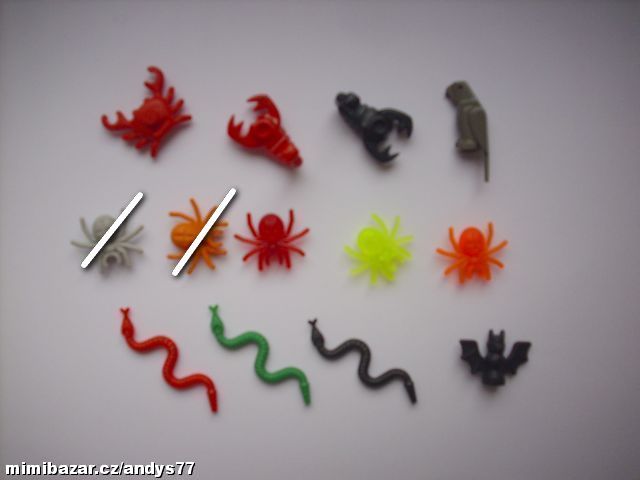 Prodám - Lego klasic KRAB ŠTÍR HAD PAVOUK PAPOUŠEK NETOPÝR, Cheb ...