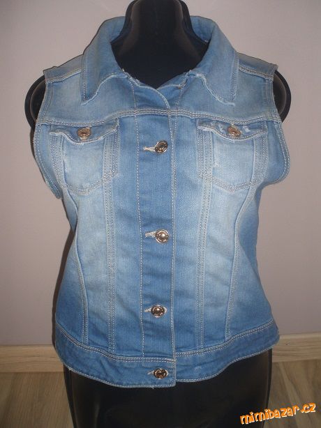 Prodám - DÍVČÍ RIFLOVÁ VESTA ZARA, Brno | Mimibazar.cz