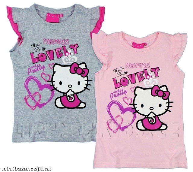 Sleva - DÍVČÍ TRIKO HELLO KITTY v.128 134, Praha | Mimibazar.cz