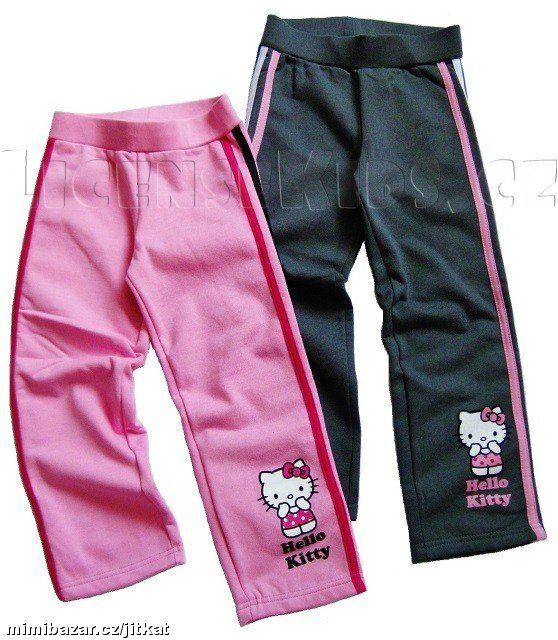 Sleva - DÍVČÍ TEPLÁKY HELLO KITTY, Praha | Mimibazar.cz
