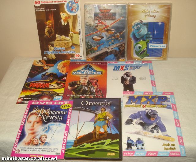 Prodám - DVD pohádka film příšerky s.r.o letadla, Rakovník | Mimibazar.cz