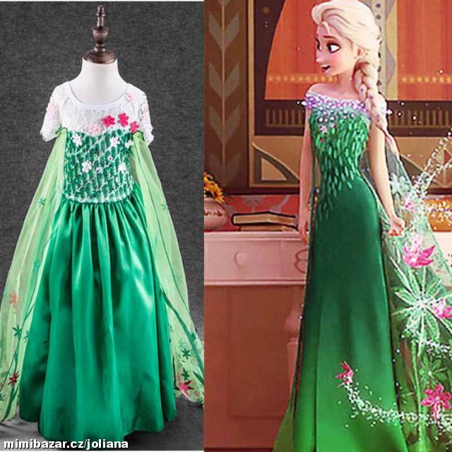 Prodám - Šaty kostým Frozen ELSA a ANNA Ledové království, Pardubice ...