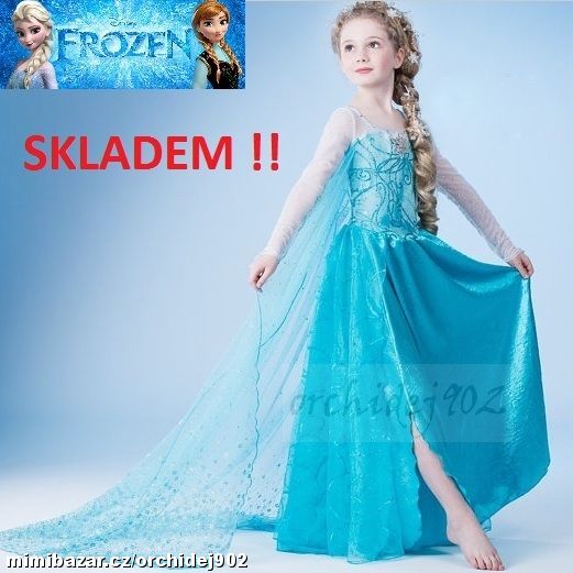 Prodám - Šaty kostým ANNA a ELSA Ledové království FROZEN, Poděbrady ...