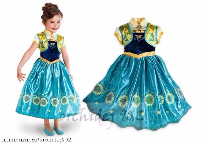Prodám - Šaty kostým ANNA a ELSA Ledové království FROZEN 2, Poděbrady ...