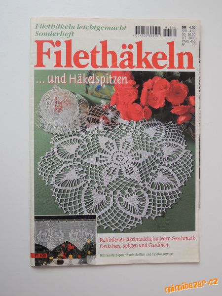 Prodám - časopis Filetové háčkování Filethäkeln, Nový Jičín | Mimibazar.cz