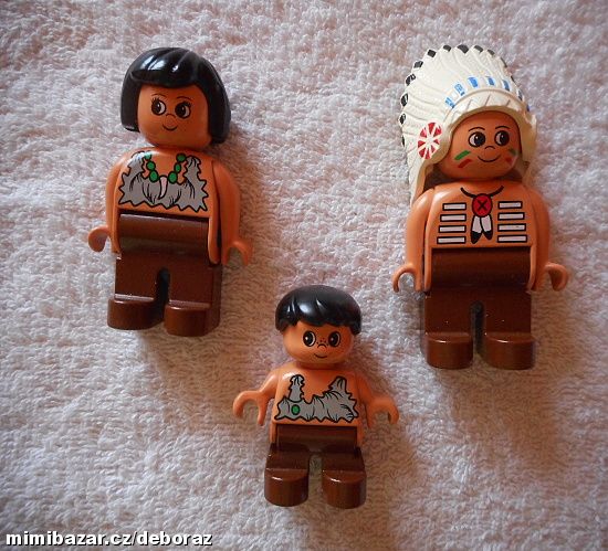 Prodám - Lego duplo panáčci sada indiáni rodina, Ostrava | Mimibazar.cz