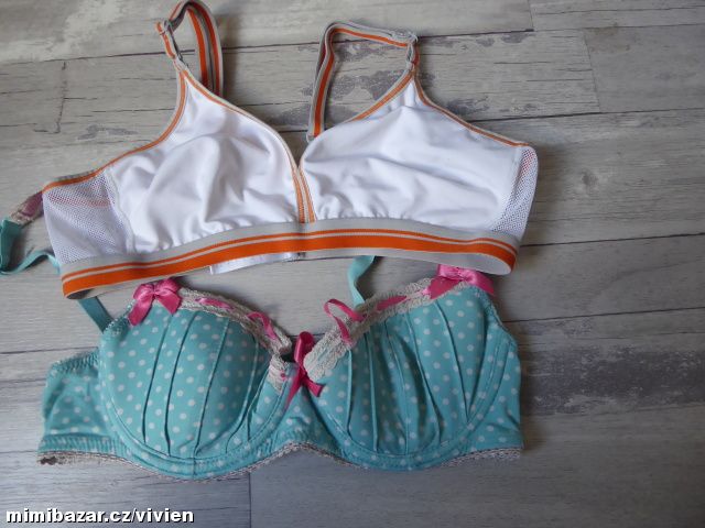 Prodám - 2 ks prvních podprsenek velikost 70 A, Valašské Meziříčí ...