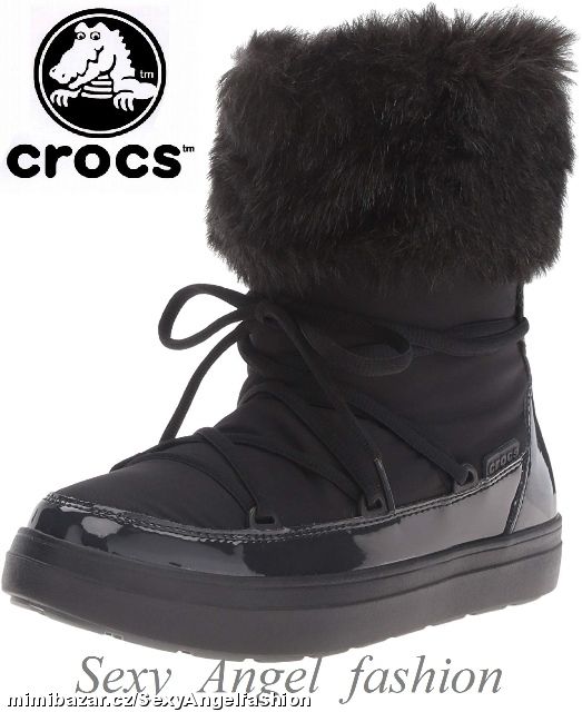 Akce - SNĚHULE CROCS Lodge Point ČERNÉ 34 35, Praha | Mimibazar.cz