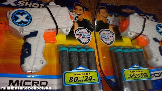 Prodám - X shot mini 2 pistole 16 nábojů, Litoměřice | Mimibazar.cz