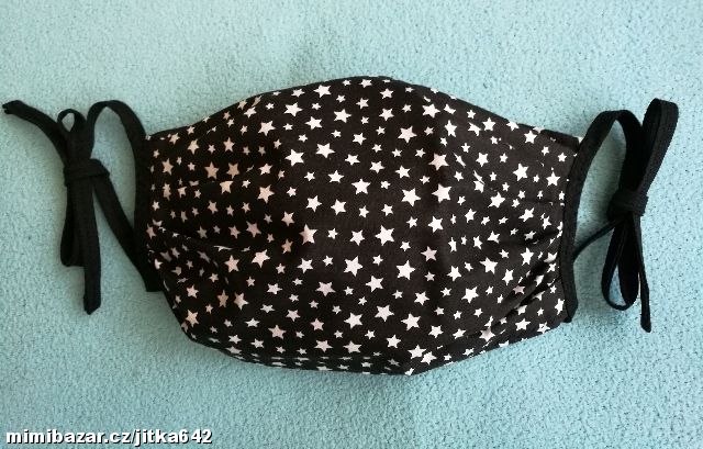 Prodám - Roušky větší dvouvrstvá 100% ba rouška ústenka, Praha - město ...