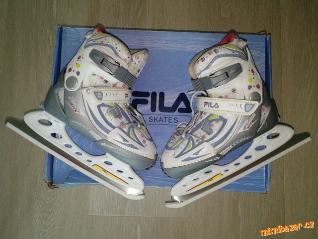 Prodám - Rostoucí zimní brusle FILA vel. 32 35, Zlín | Mimibazar.cz