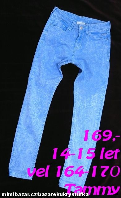 Prodám - frajerské plísňové stretchové skinny rifle kalhoty, Mělník ...