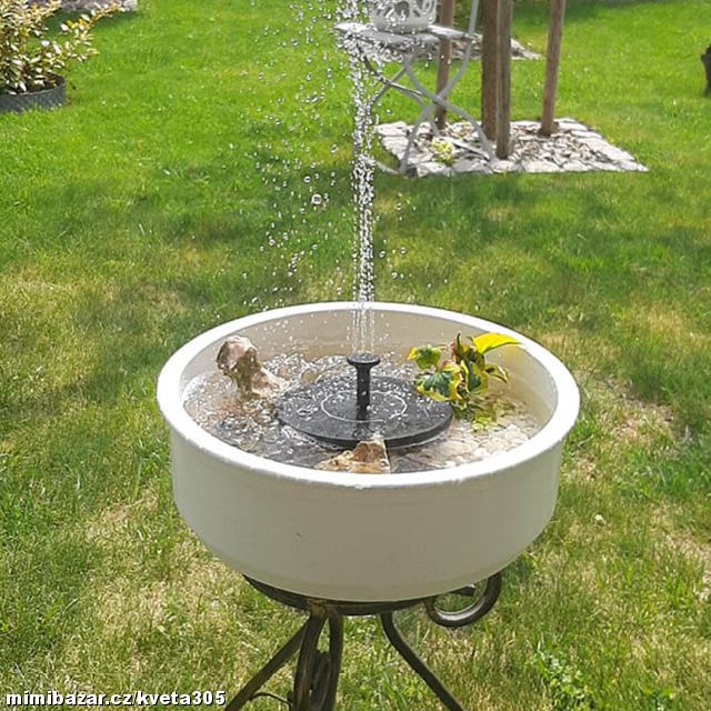 Prodám - FONTÁNKA NA SOLÁRNÍ BATERII, Slaný | Mimibazar.cz