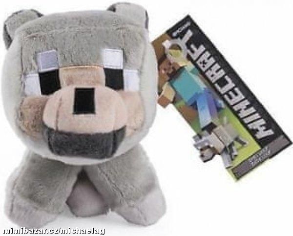 Prodám - PLYŠOVÝ VLK MINECRAFT NOVINKA 2022, Praha | Mimibazar.cz