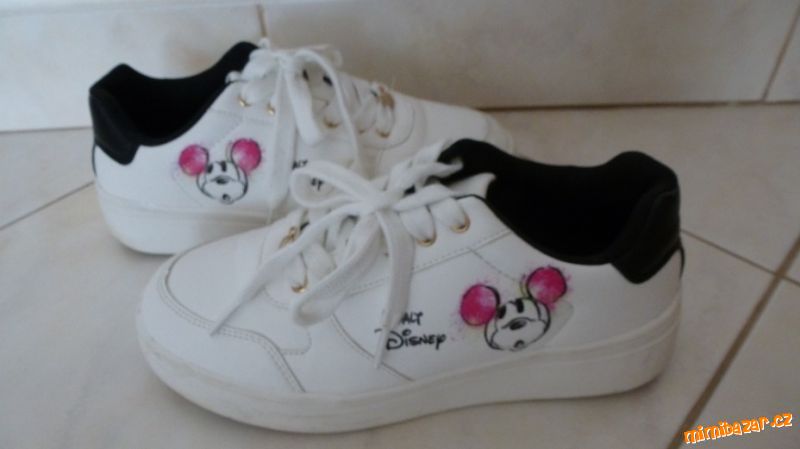 Prodám - Bílé tenisky Disney Mickey, Praha | Mimibazar.cz