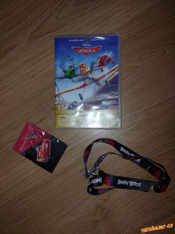 Zdarma k objednávce - klíčenky CARS a ANGRY BIRDS a DVD Letadla, Praha ...