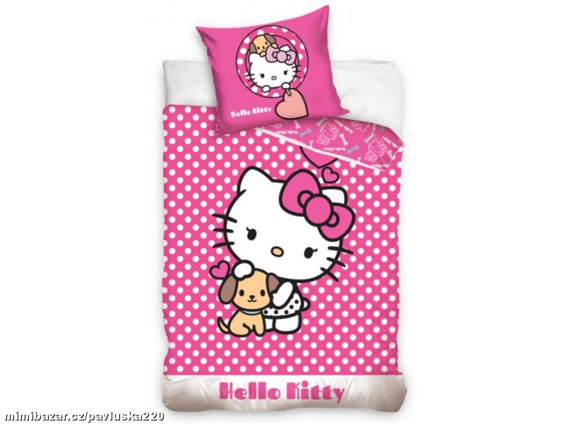 Prodám - › Dětské povlečení Hello Kitty Puppie, Karviná | Mimibazar.cz