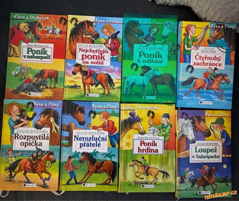 Prodám - Knizky o konich 8ks Týna a Pony Klára a drobeček, Praha ...