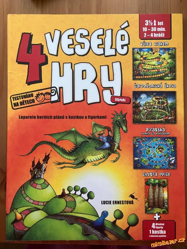 Prodám - 4 veselé hry 4 cestovatelské hry, Mělník | Mimibazar.cz