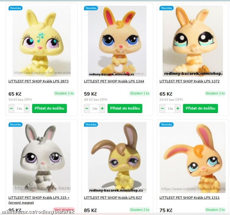 Prodám - LITTLEST PET SHOP FARMA králík králíček LPS, Liberec ...