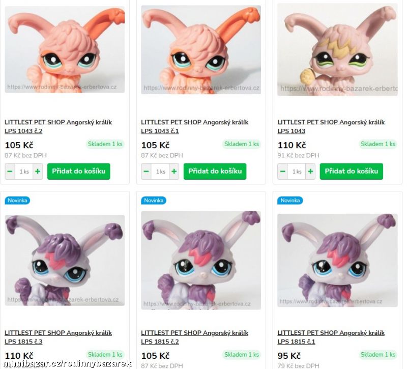 Prodám - LITTLEST PET SHOP Angorský králík králíček LPS, Liberec ...
