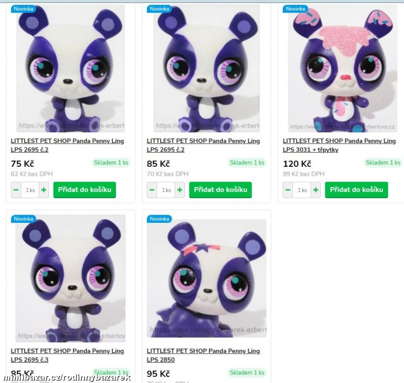 Prodám - LITTLEST PET SHOP Panda LPS Penny Ling, Liberec | Mimibazar.cz