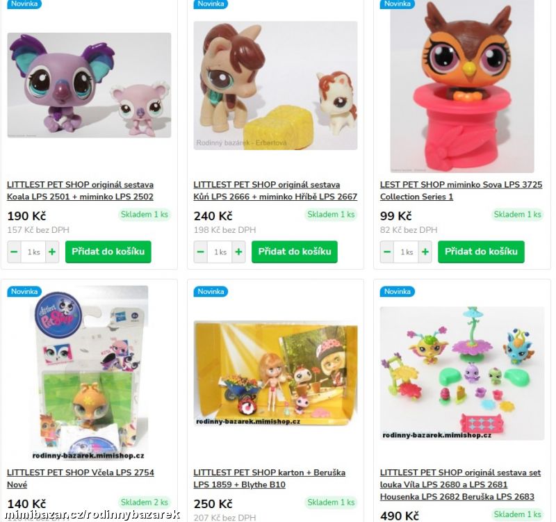 Prodám - LITTLEST PET SHOP Originál sestava LPS hříbě kůň, Liberec ...