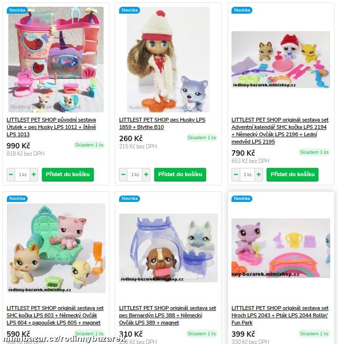 Prodám - LITTLEST PET SHOP Originál set LPS SHC dům Husky, Liberec ...