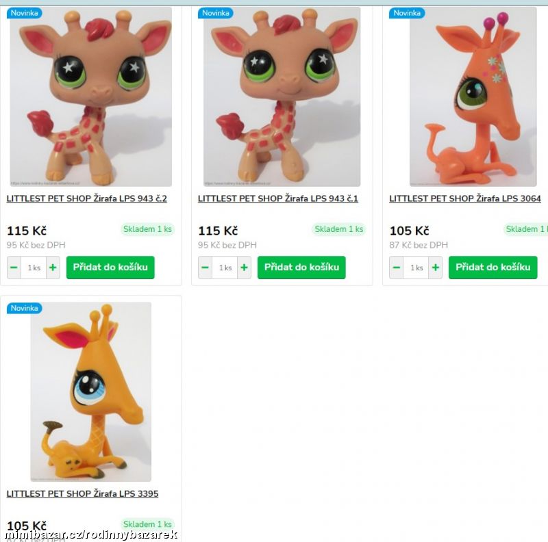 Prodám - LITTLEST PET SHOP LPS Žirafa, Liberec | Mimibazar.cz