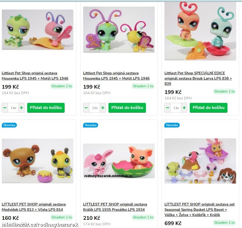 Prodám - LITTLEST PET SHOP původní set sestava LPS, Liberec | Mimibazar.cz