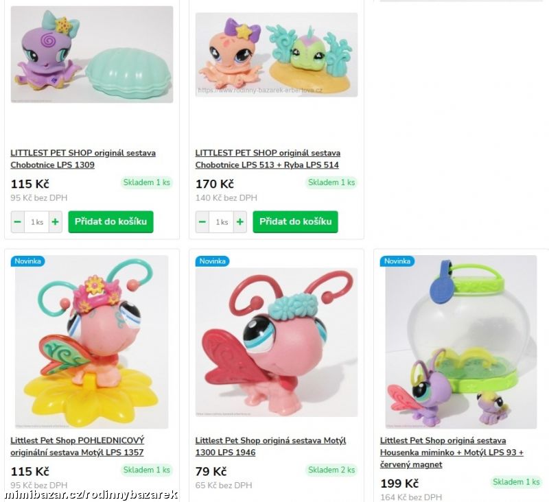 Prodám - LITTLEST PET SHOP původní sestava set LPS, Liberec | Mimibazar.cz