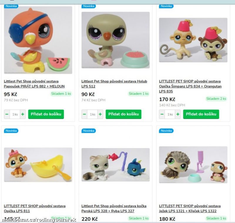 Prodám - LITTLEST PET SHOP původní set sestava LPS, Liberec | Mimibazar.cz