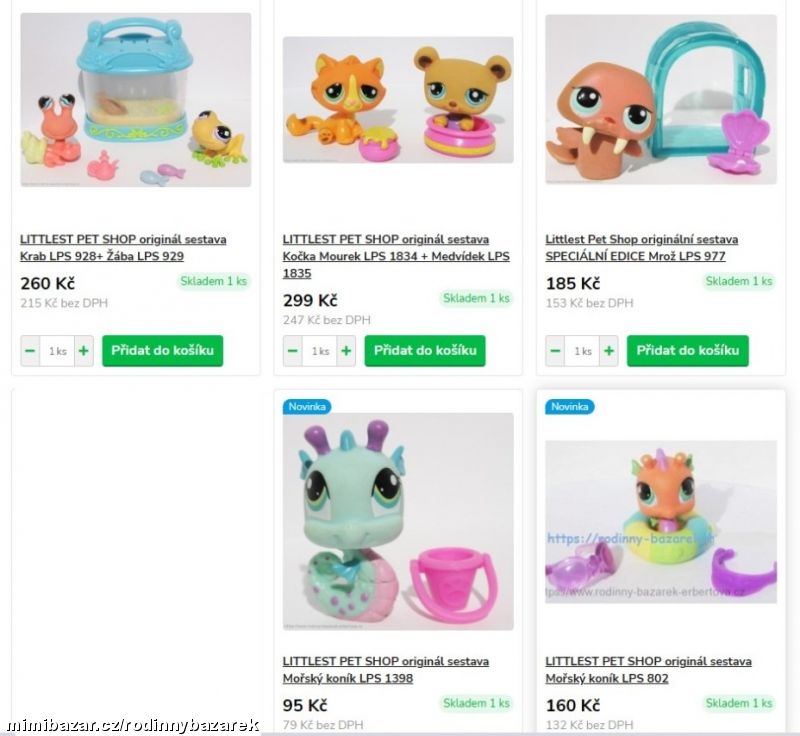 Prodám - LITTLEST PET SHOP původní sestava set LPS, Liberec | Mimibazar.cz