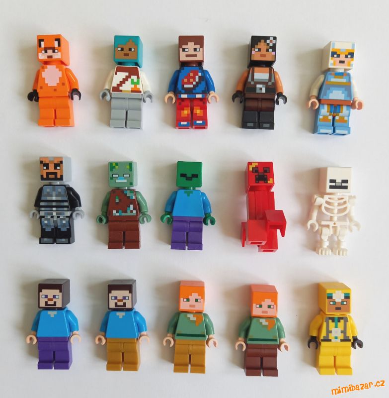 Prodám - Lego Minecraft originální figurky a zbraně, Praha | Mimibazar.cz