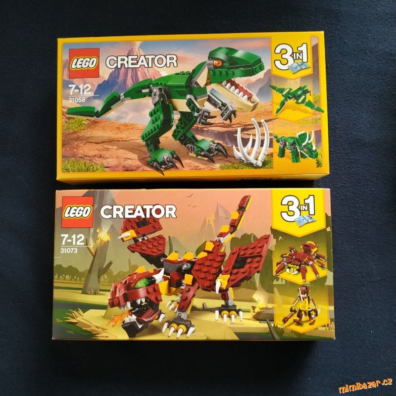 Prodám - Lego 31058 dinosaur a 31073 bájná mýtická stvoření, Pardubice ...
