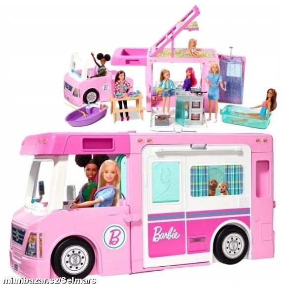 Prodám - Barbie Karavan 3v1 Super Camper Mattel GHL93, Český Těšín ...