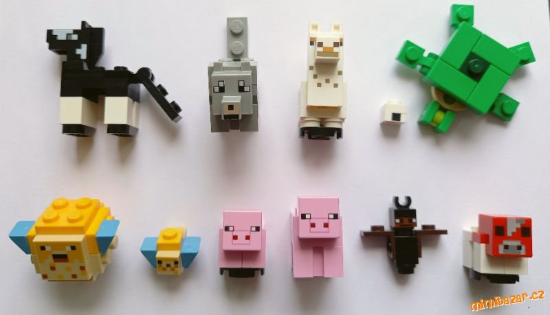 Prodám - Lego Minecraft originální figurky a zbraně, Praha | Mimibazar.cz